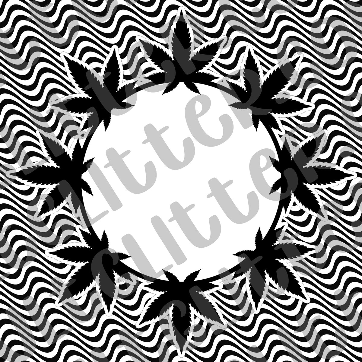 trippy weed patterns